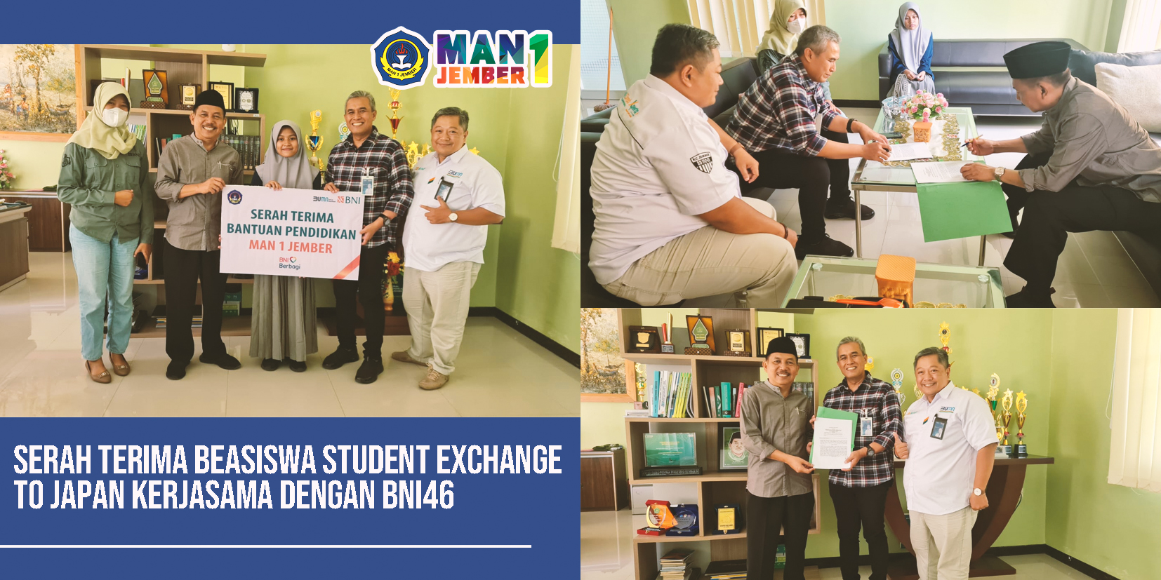 SERAH TERIMA BEASISWA STUDENT EXCHANGE TO JAPAN DAN PENANDATANGANAN MOU ...