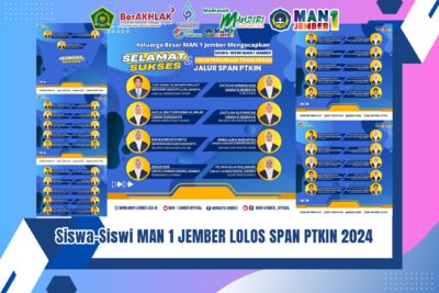 Madrasah Aliyah Negeri 1 Jember – MAN 1 JEMBER | MAPK – BIC – REGULER